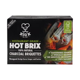 Hot Brix 5kg Natural Charcoal Briquettes | FREE Delivery Available ...